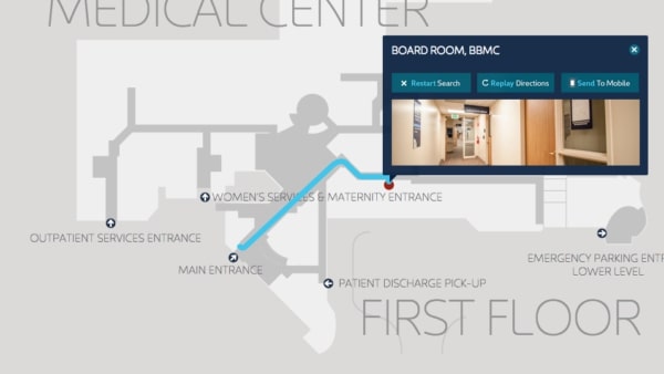 Digital Hospital Wayfinding Signage | Interactive Maps